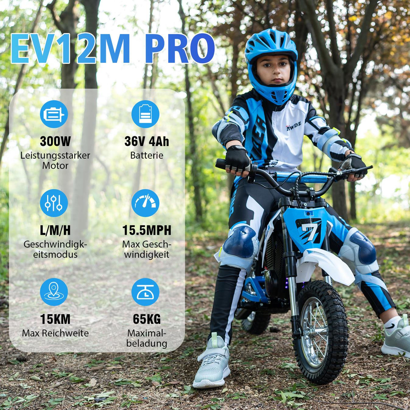EVERCROSS EV12M PRO Kinder-Elektromotorrad – evercross.eu