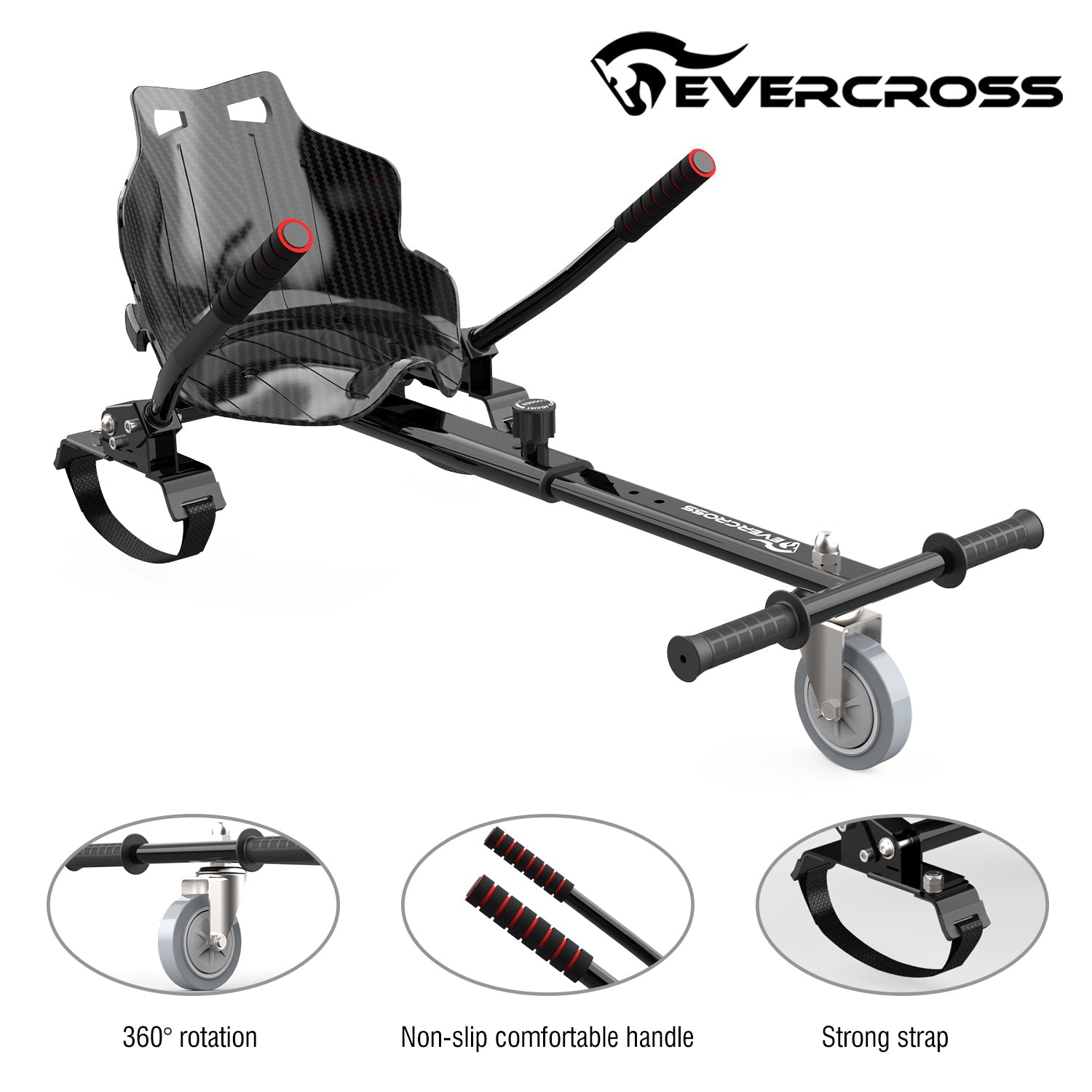 EVERCROSS Hoverboard, Self Balancing Scooter 6.5" Hoverboard with Seat ...